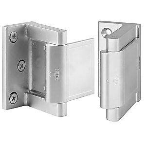 Home Security Door Lock, 2 Pack Child Proof Door Reinforcement Lock with Upgraded 3''Stainless Steel Screws for Inward Swinging Door, Privacy Door Latch Defend Home and Hotels