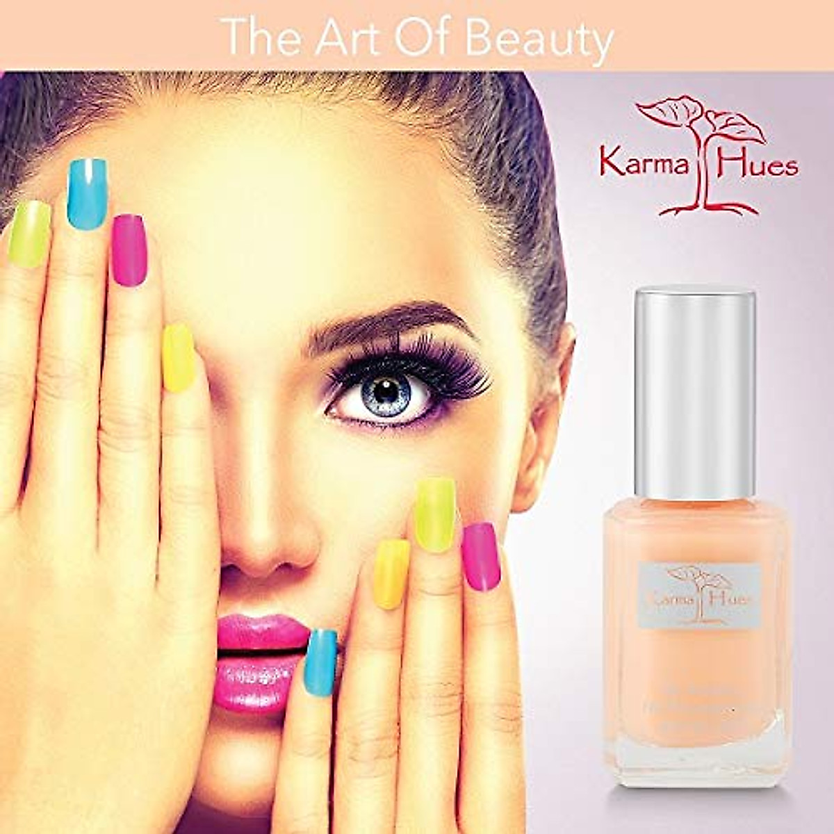 Karma Organic Natural Non toxic Nail polish - Vegan and Cruelty Free Nail Paint for Nail Art - Fast Drying Nail Polish for Women - Long Lasting Nail Polish with Nail Strengthening Formula(MADISON AVE)