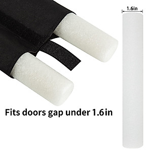 Draft Door Stopper 36 Inches, Draft Guard for Interior Door, Heavy Duty Door Sweep, Sound Proof Reduce Noise Keeping Warm in and Cold Out, Thicker Door Draft