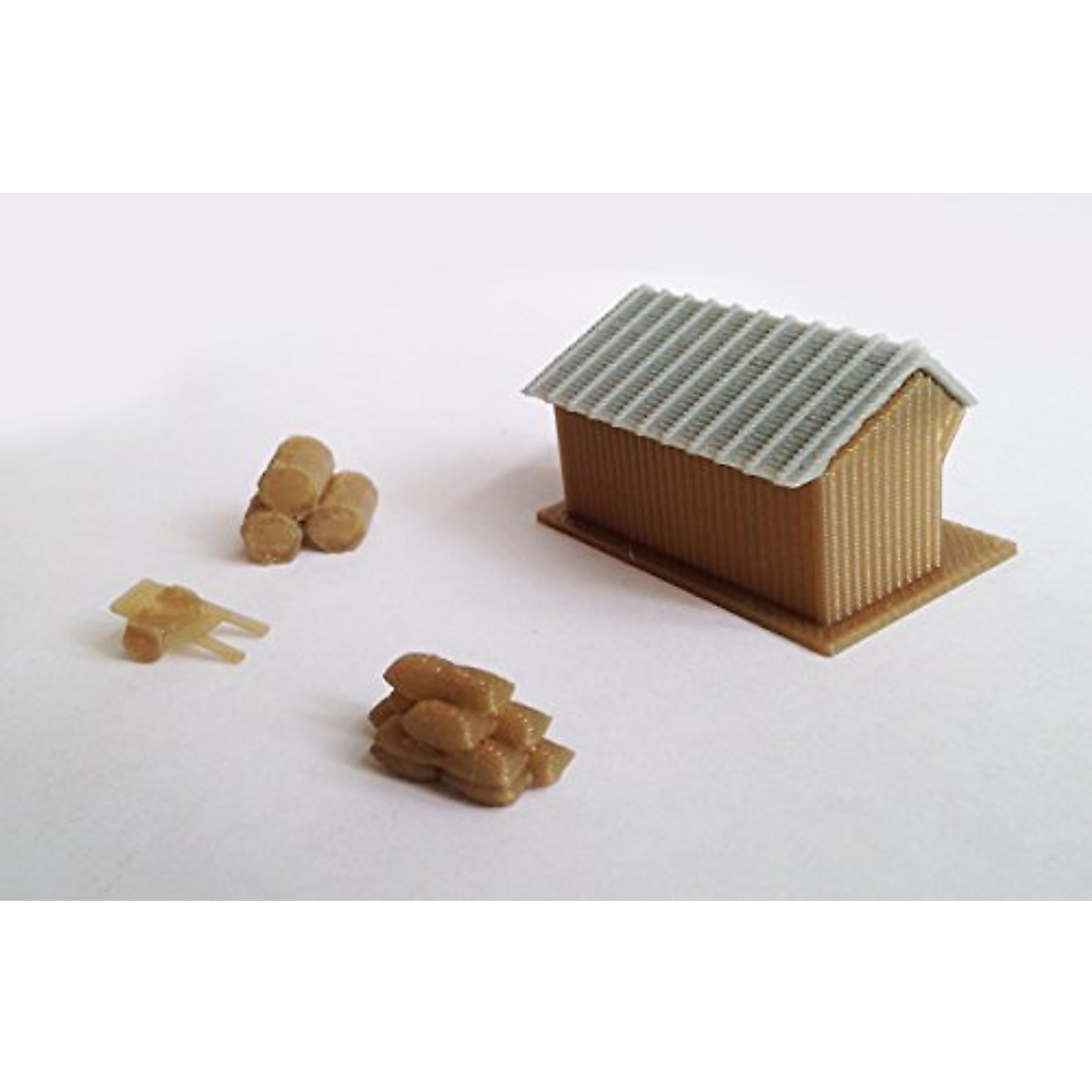 Outland Models Train Railway Layout Country Farm House Shed Cottage Set N Scale