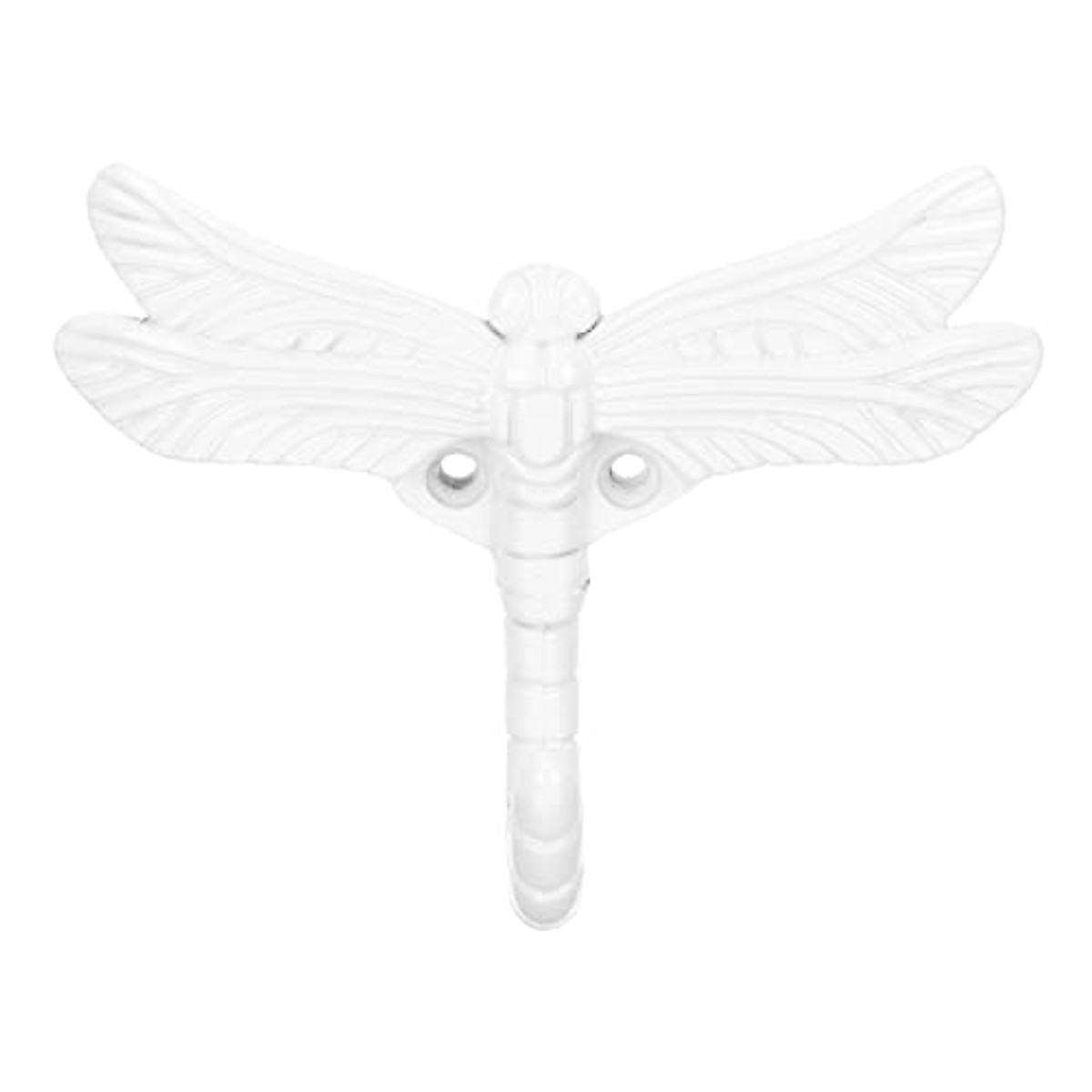 ARTIBETTER 2 Sets Dragonfly Hook Wall Art Key Holders Laundry Utility Wall Racks Dragonfly Decorative Hook Hat Rack Heavy Duty Hook Dragonfly Key Hanger Clothing White Hand Towel Wrought Iron