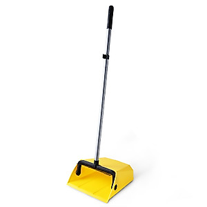 Yocada Commercial Dustpan with Comb Outdoor Indoor for Courtyard Garage Lobby Mall Market Floor Home Kitchen Room Office Pet Hair Rubbish