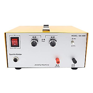 MXBAOHENG 2 in1 Pulse Spot Welder High Power Handheld Pulse Spot Welding Machine DX-80A Collision Welding Machine Jewelry Tools 500W AC220V/110V (110V)