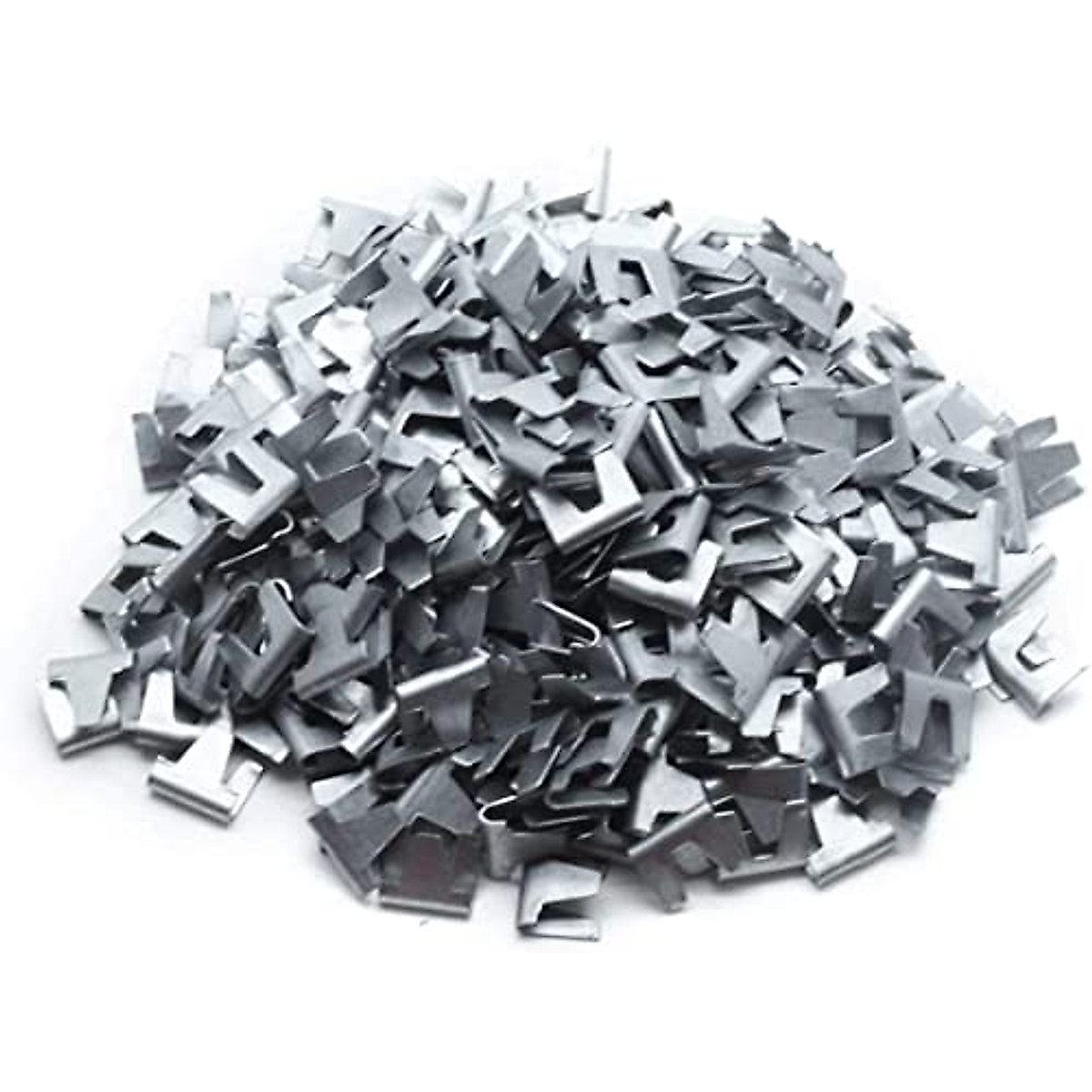 Bisbai 300 Pcs Cage Building Clips Wire Cage Buckle Snap Clips for Chicken Quail Pigeon Rabbit Pet Dog Cat Cage