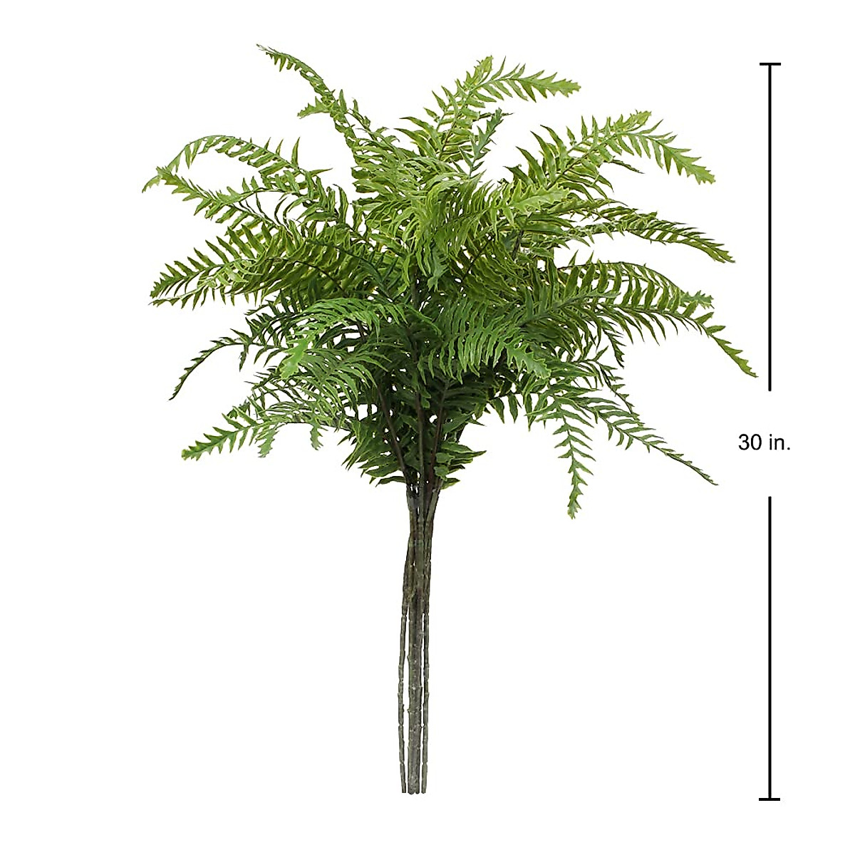 30" Artificial Boston Fern Plants Bushes Fake Shrubs Bush Greenery Plants Faux Fern Plant Large for Outdoors UV Resistant Garden Plants or Home Office Desk Indoor Decor 3pcs