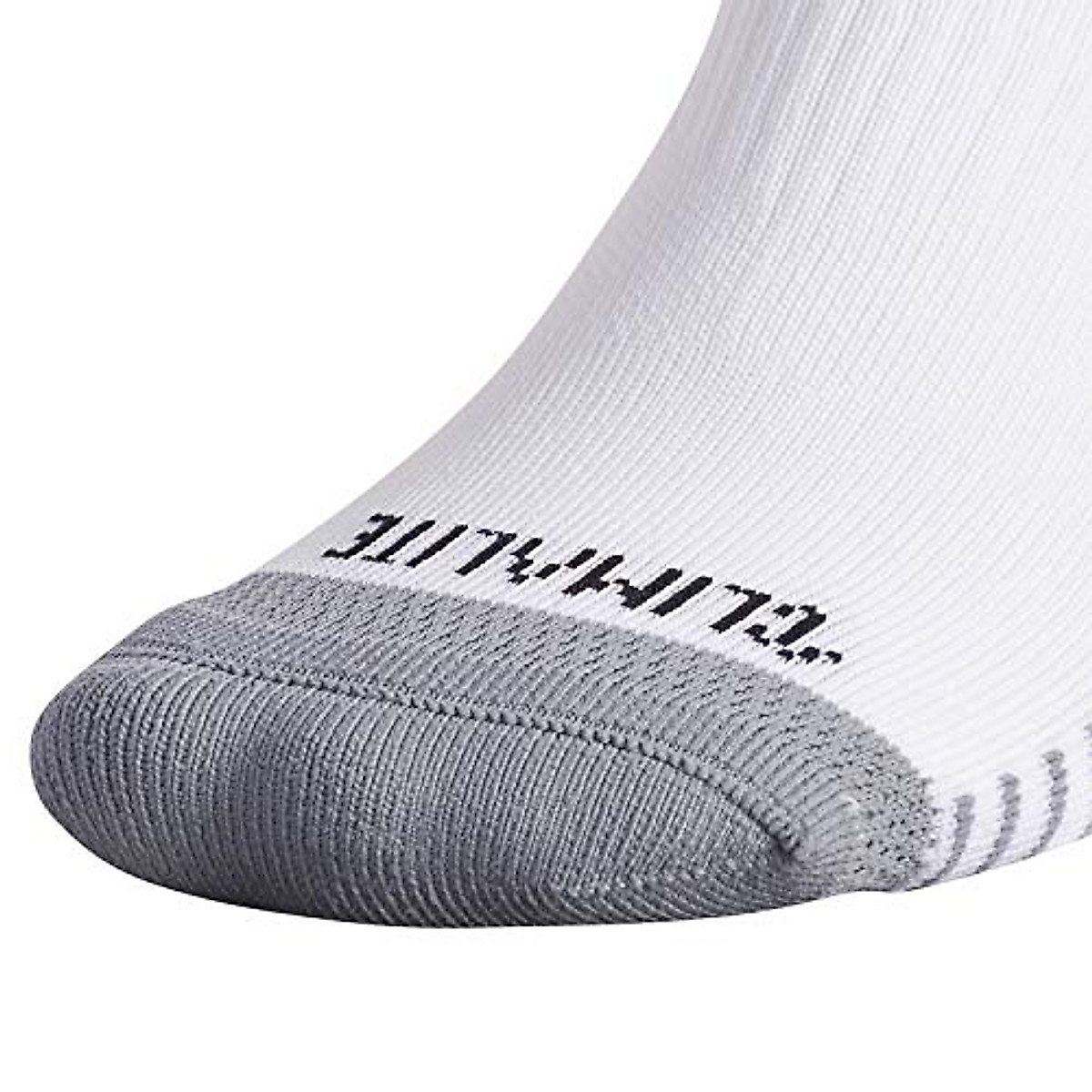 adidas Copa Zone Cushion 4 Soccer Socks for Boys, Girls, Men and Women (1-Pair), White/White, X-Small