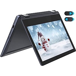 Lenovo Chromebook Flex 3 11" MTK 2-in-1 11.6" Touch Screen Chromebook, MediaTek MT8183 Octa-Core Processor, 4GB Memory , 64GB eMMC Flash Memory + YSC Accessory (Abyss Blue)