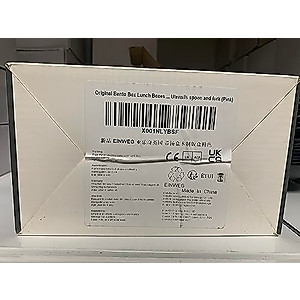 Original Bento Box Lunch Box Japanese Style 2 Layer Food Containers with Utensils Spoon and Fork Bundle Divider Salad Box for Men Women(White)