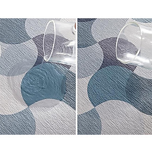 Heavyoff Office Chair Mat for Hardwood Floor Computer Gaming Rolling Chair Mat Floor Protector Mat Round Desk Rug Wood Tile Protection Mat for Office Home, A10, Diameter 24"