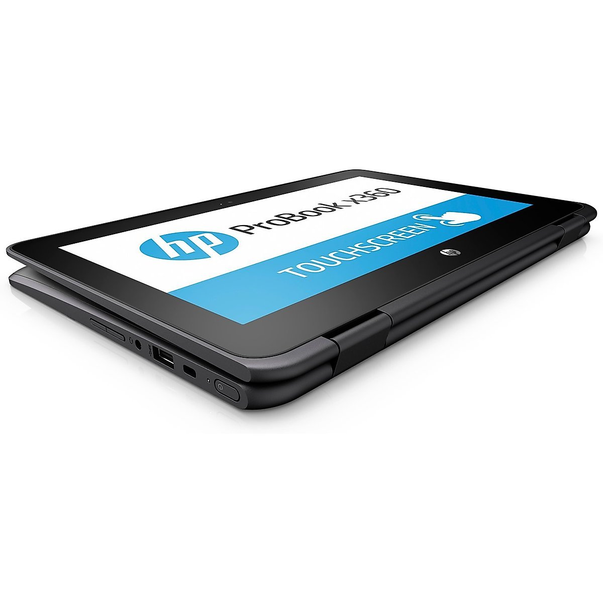HP ProBook x360 11.6in G1 EE Notebook, LED HD Touchscreen, Intel Celeron N3350 Dual-Core 1.1GHz, 4GB DDR3, 64GB SSD eMMC, 802.11ac, Bluetooth 4.2, Win10Pro - 64Bit (Renewed)