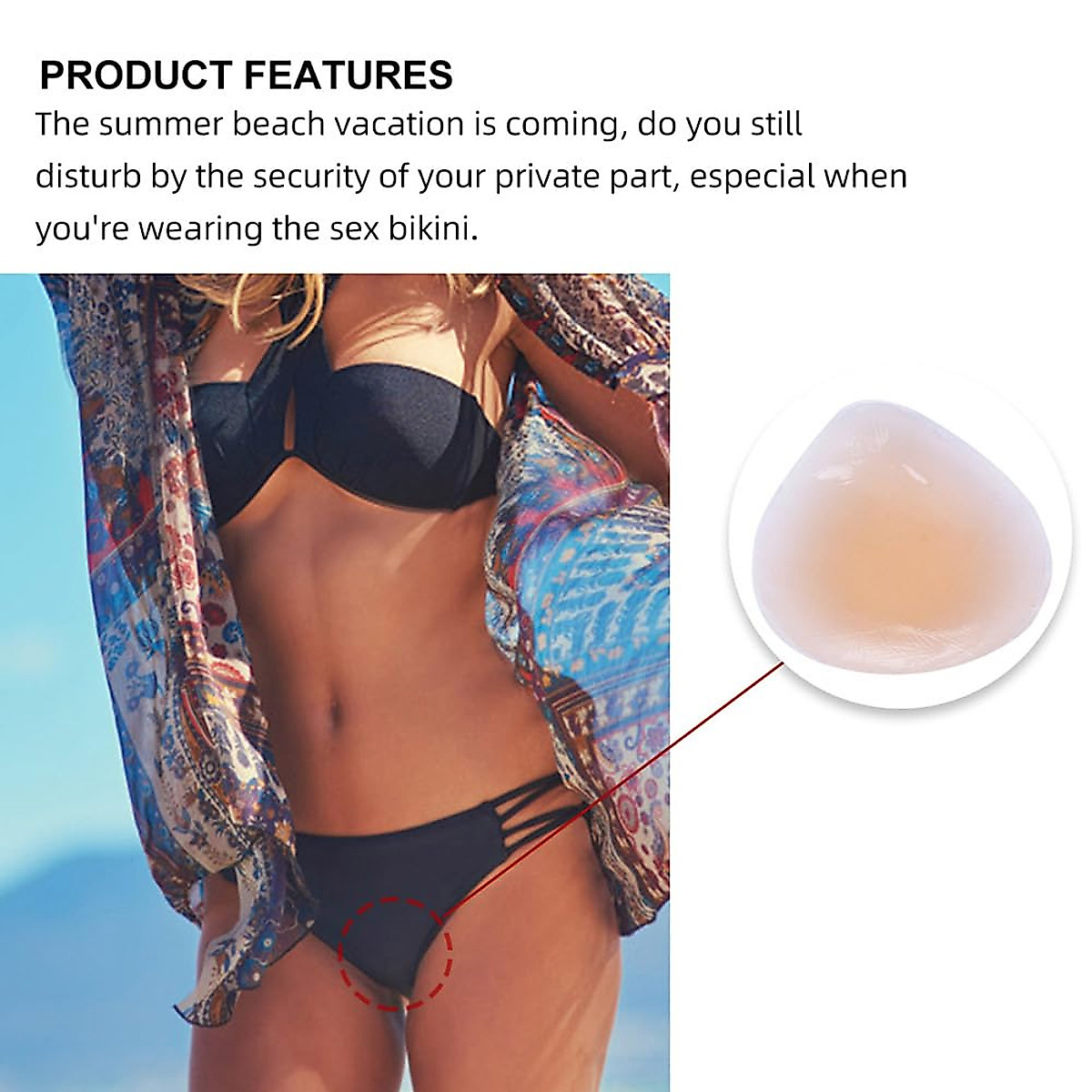 KESYOO 3Pcs Concealer Preventer Waterproof Private Silicone Pad Cover for Women Swimming Sticker Reusable Breast Underwear Pasties