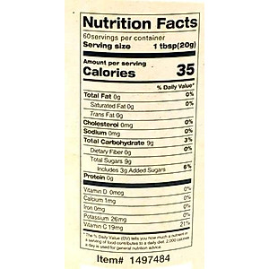 Al Amin Foods Vonbee Passion Fruit Honey Puree. One Bottles 42.32oz/ 2.6lb. Quite good and very versatile.