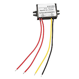Step Down Power Supply, Car Voltage Regulator, AC 10-28V to DC 12V Converter AC-DC Power Supply Module(3A)