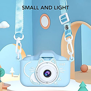 Vbestlife Kids Digital Camera, Cute Multifunctional Camera with Compact Design, Shoot Video Camera for Gifts, Portable Digital Video Cameras for Toddler