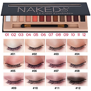 SEIOBEX All in One Makeup kit for Women Full Kit with Blending Brush, 12 Colors Eyeshadow Palette, Liquid Lipstick Kit, Sponge, Eyebrow Soap, Foundation, Primer, Sponge, Eyeliner Stamp - 14 in Pack