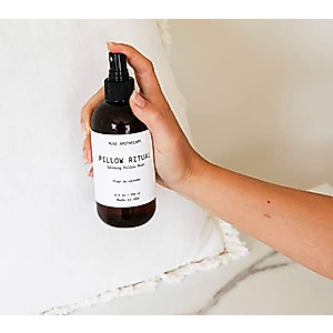 Muse Bath Apothecary Pillow Ritual - Aromatic, Calming and Relaxing Pillow Mist, Linen and Fabric Spray - Infused with Natural Aromatherapy Essential Oils - 8 oz, Fleur du Lavender