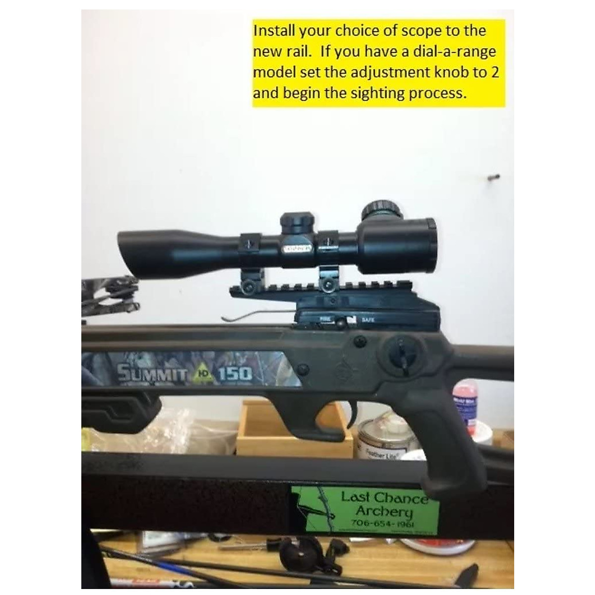 Horton Crossbow Scope Mount,black