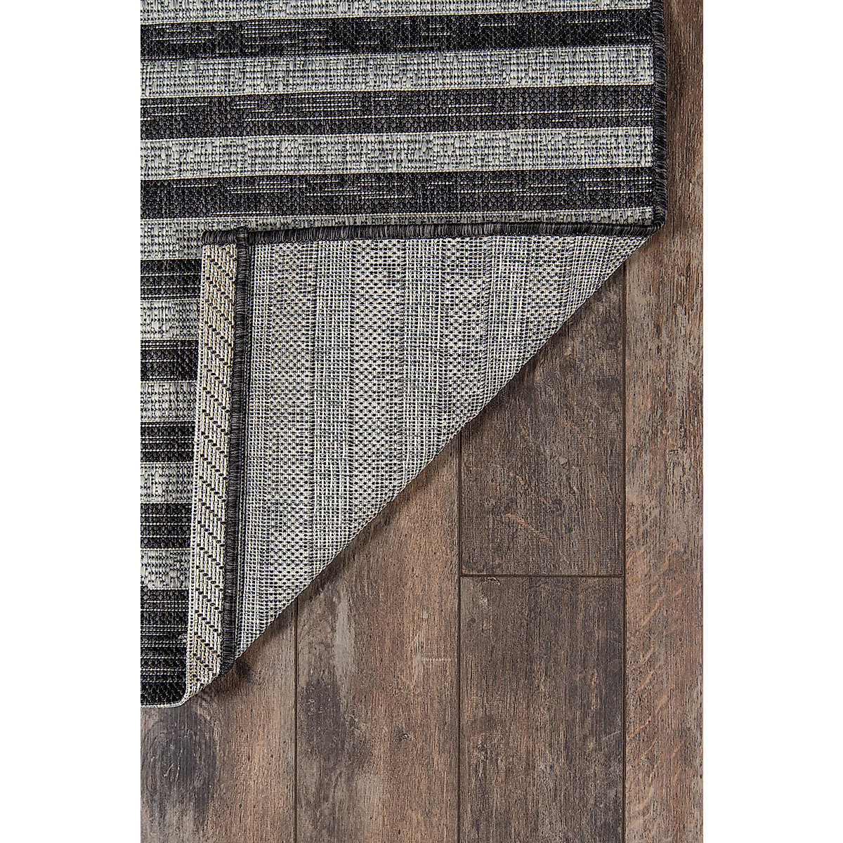 Novogratz by Momeni Villa Cavallo Indoor Outdoor Rug, 2' X 3', Charcoal