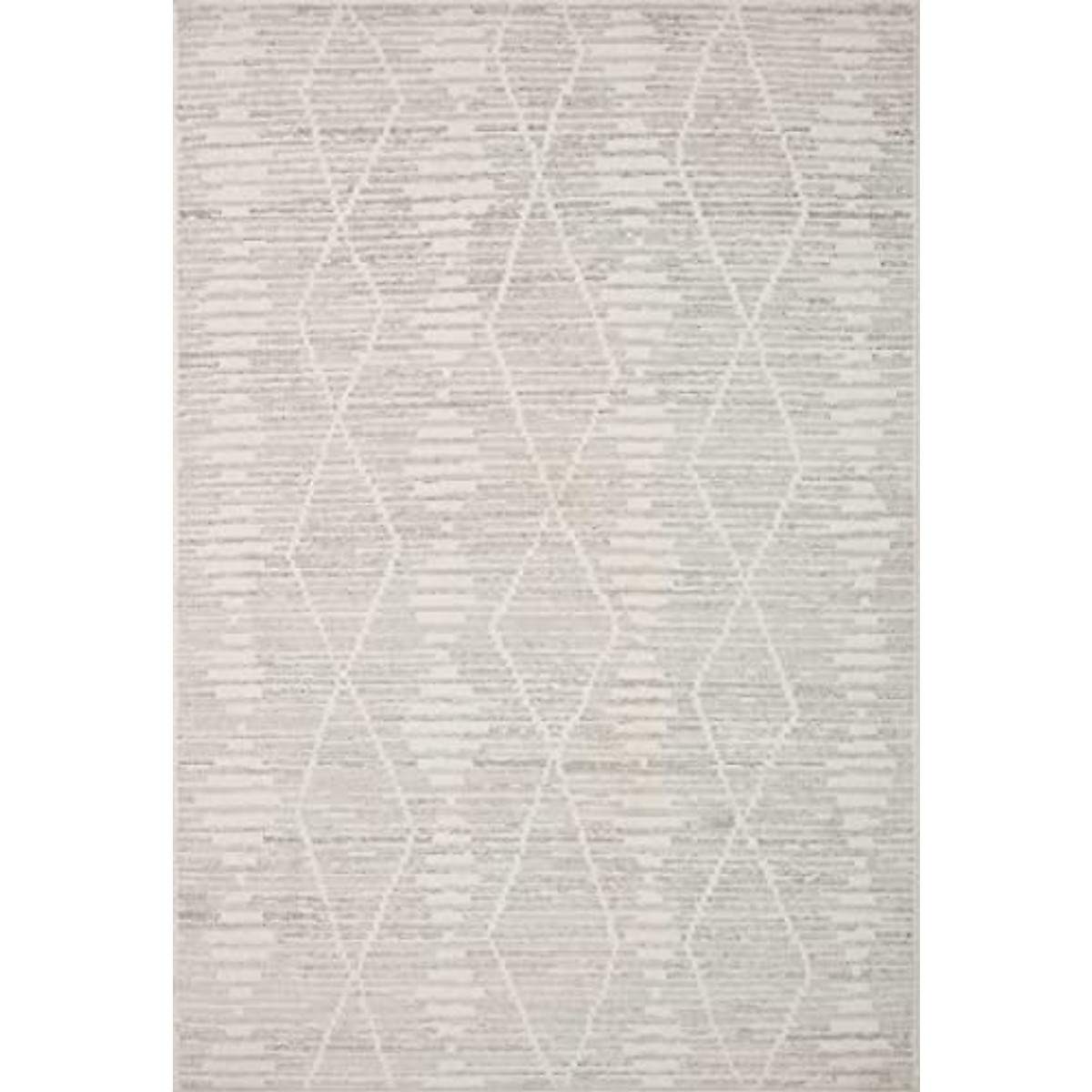 Loloi II Kamala Collection KAM-02 Ivory/Silver 7'-10" x 10' Area Rug