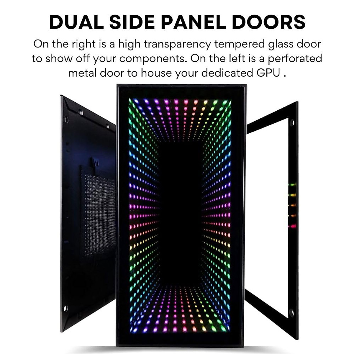 Empowered PC Continuum Mini RGB Gamer Desktop - AMD 8-Core Ryzen 7 7800X3D (~ i9-14900K), 32GB DDR5 RAM, 1TB Gen4 NVMe, RTX 4070, WiFi 6, Windows 11 Home - Tiny Liquid Cooled Gaming Computer