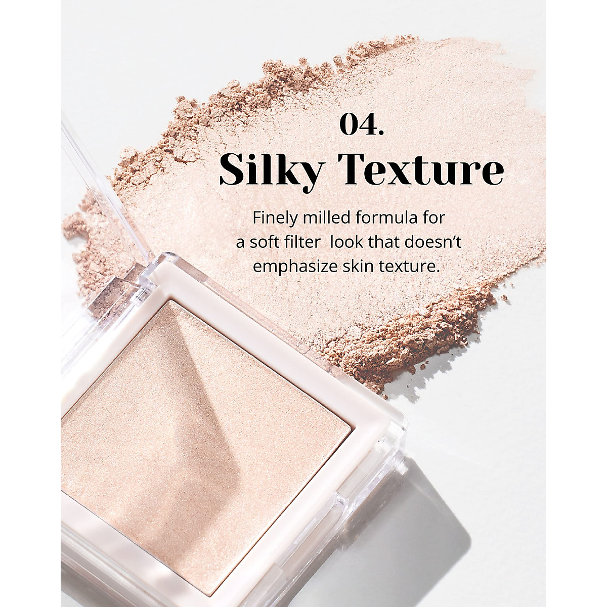 Glint DEWY MOON NATURAL GLOW HIGHLIGHTER RADIANCE ENHANCING MAKEUP (Dewy Moon, 3.8g/0.13oz) - Highlighter Powder Add Glimmer to Makeup by LG Beauty. Shiny Illuminator, Rich Pigment & Silky Touch