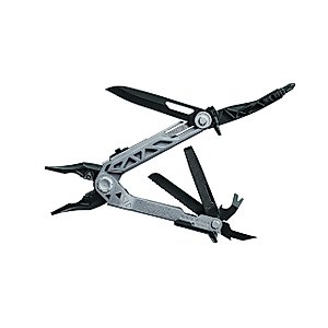 Gerber Gear Center-Drive Multitool Bit Set with Pliers, Knife & More - Silver Tool, Coyote Brown Sheath