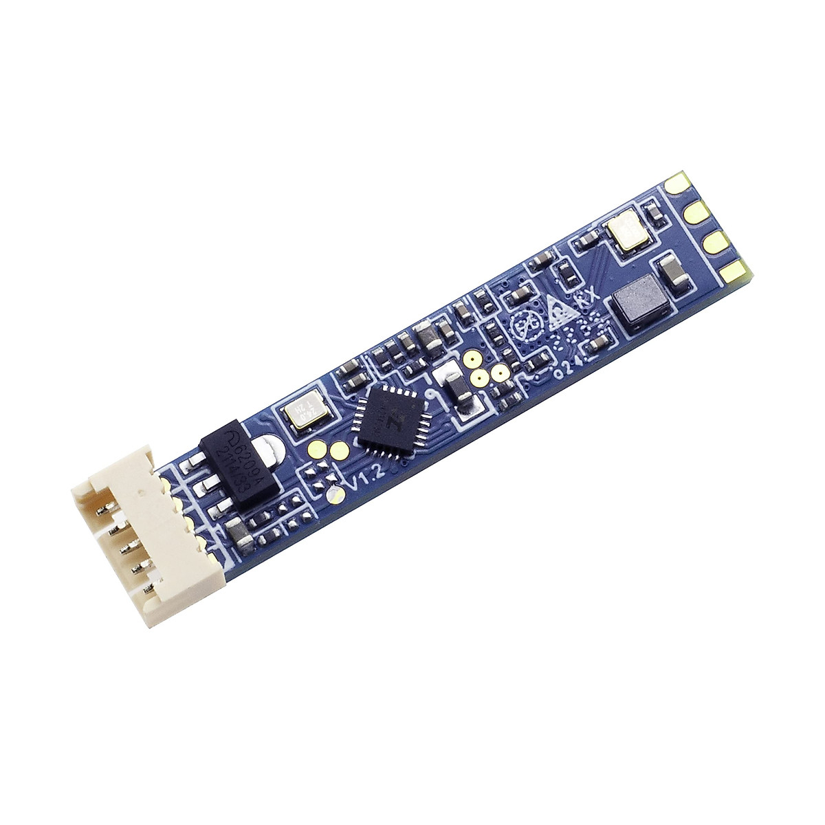 XICOOLEE Microwave Radar Sensor Module LD2410, 24GHz ISM Band, Human Presence Motion Sensing Module, Non-Contact Monitoring Detector, Horizontal Connect, with Bluetooth, Support GPIO and UART Output