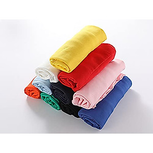 OdilMacy Unisex Kids Solid Cotton Thin Pullover Sweatshirt Toddler Baby Crewneck Long Sleeve T-Shirt Tops Green