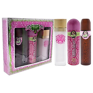 Cuba Cuba Jungle Snake Women 3.3 oz EDP Spray, 6.7oz Deodorant Spray, 4.3oz Body Lotion 3 Pc Gift Set