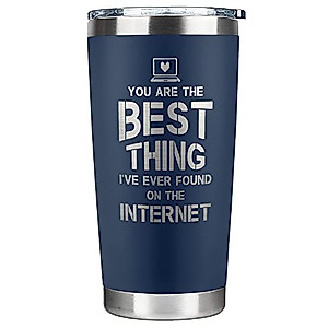 SUCHAGIFT Gifts For Him, Boyfriend, Husband - Boyfriend Gifts, Husband Gifts - Anniversary For Him - Boyfriend, Husband Birthday Gift - Romantic Gifts, I Love You Gifts for Him - 20 Oz Tumbler