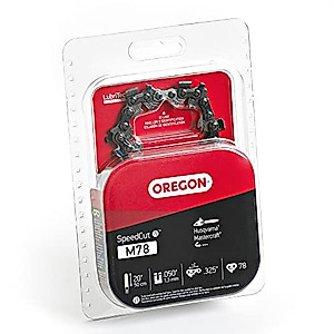 Oregon M78 SpeedCut Replacement Chainsaw Chain for 20-Inch Guide Bars, 78 Drive Links, Pitch: .325" Low Vibration, .063" Gauge