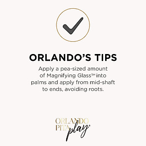 ORLANDO PITA PLAY Magnifying Glass Intensive Polish Serum, Exclusive Fortifinity Complex, For Weightless Moisture & Brilliant Luster, Nourishes Dry & Damaged Hair, 2.0 Fl Oz
