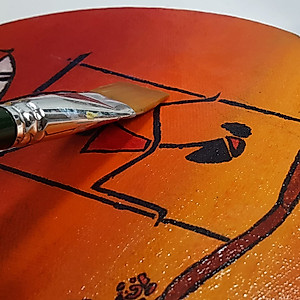 CrafTreat Gloss Varnish for Acrylic Painting - Acrylic Varnish for Paintings 120 ml, Clear Acrylic Gloss Varnish for Oil Painting, Canvas, Wood