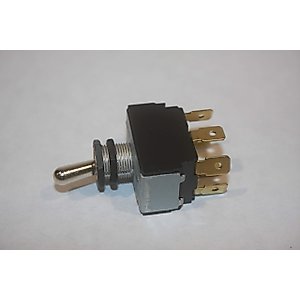 Miller 011611 Switch, Tgl Dpdt 15A 125Vac On-None-On Spd Term Chr