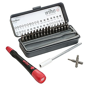 Wiha 75958 Piece GoBox Precision Micro Bit Set