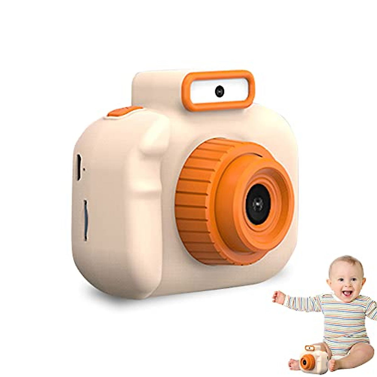 Cute Mini Selfie Camera 4000W Pixel Digital Toy for Boys Girls Students, Digital Camera Screen Kids Camcorde with Soft Lighting Eye Protection Christmas Birthday Festival Gift
