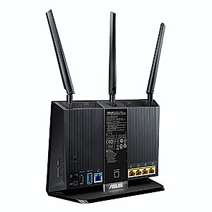 ASUS Wireless AC1900 Dual-Band Gigabit Wireless Router (RT-AC68P) (Renewed)