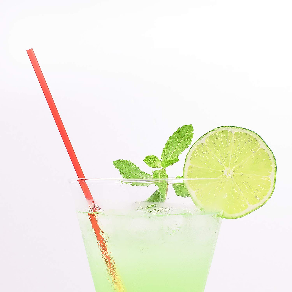 Karat C9100 (Red) 7.5" Stir Straws (3mm Diameter),Red (Case of 5000)