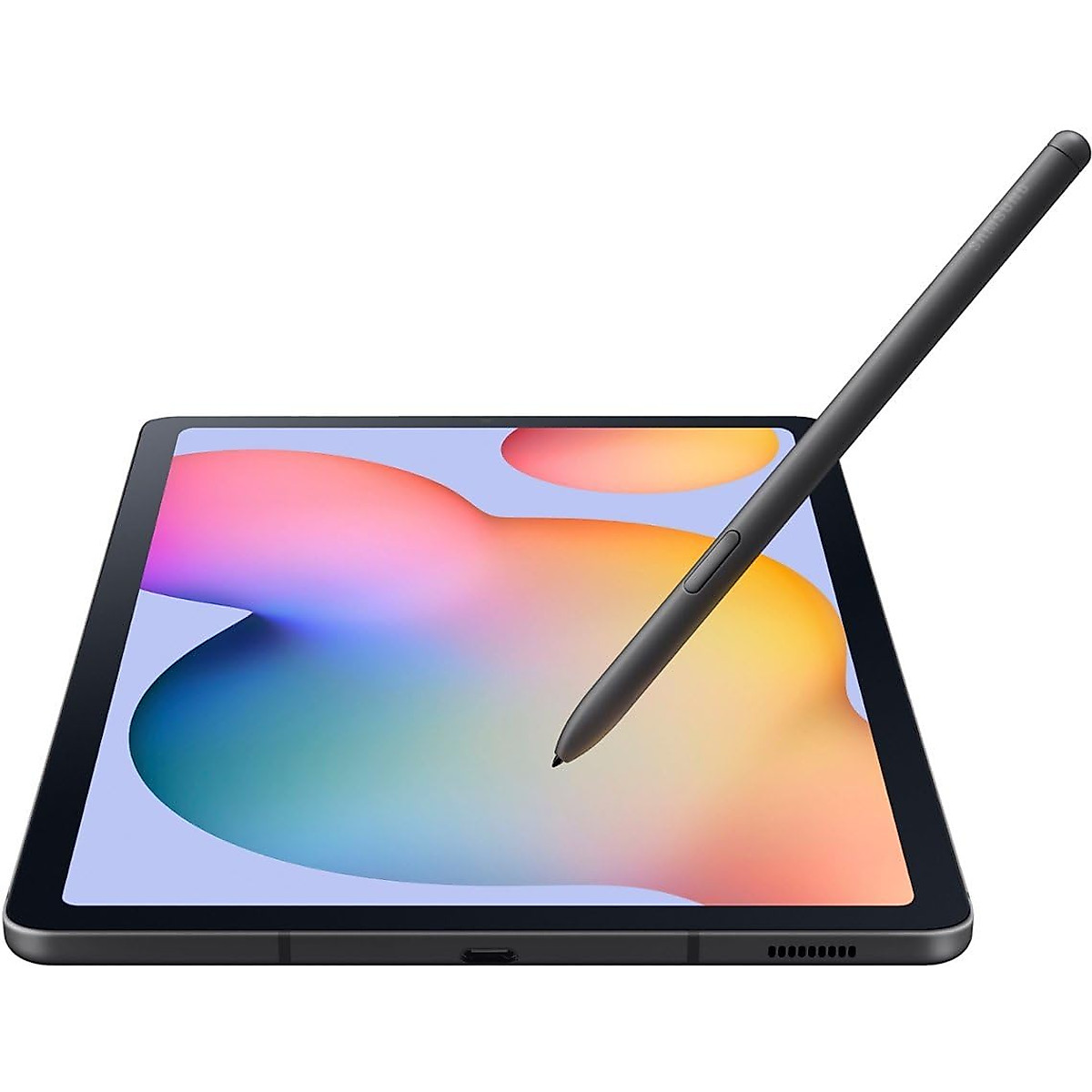 SAMSUNG Galaxy Tab S6 Lite 2022 ONLY WiFi with Pen 10.4 inch 7040 mAh 8MP SM-P613 International Version Dual Camera (w/Fast Car Charger Bundle) (64GB + 4GB, Oxford Gray)