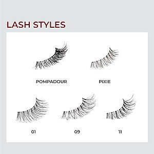 KISS So Wispy Curated Collection of Bestselling False Eyelash Styles Multipack, Volume & Curl, Lash Extensions Look, Signature Wispy Effect, Cruelty Free, Reusable, Contact Lens Friendly, 5-Pair