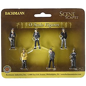 Bachmann Industries Miniature O Scale Figures Businessmen Train (6 Piece)