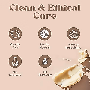 4 Pack Organic Vanilla Bean & Honey Lip Balm - Natural Lip Moisturizer Gifts for Men, Women & Kids