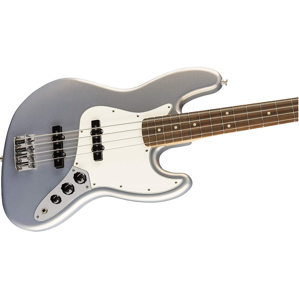 Fender Player Jazz Bass, Silver, Pau Ferro Fingerboard