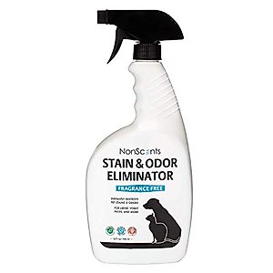 NonScents Stain & Odor Eliminator - Fragrance Free - Pet Odor & Stain Remover for Dog and Cat Urine