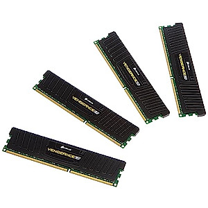 Corsair CML32GX3M4A1600C10 Vengeance LP 32GB (4x8GB) DDR3 1600 MHZ (PC3 12800) Desktop Memory 1.5V