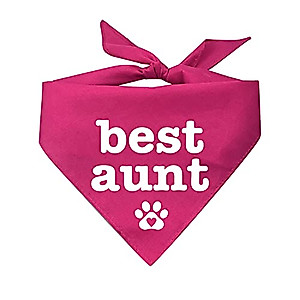 Best Aunt Dog Bandana (Assorted Colors)