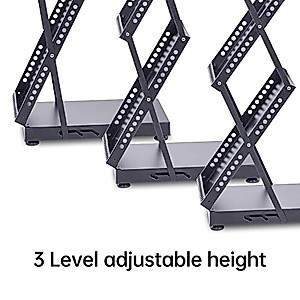 Kroey brochure display stand&Foldable Magazine Rack with 5 Pockets for Exhibition and Trade Show (67'X9.5'X14.5')