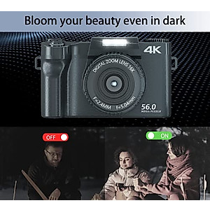 YouTube Camera 16X Digital Zoom,Video Camera with 1080P 24MP,32GB SD Card