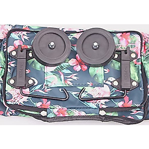 Cowinbest Upgrade Shopping Bag with Wheels Portable Trolley Bag Grocery Cart Hand Pulling Utility with Hand Straps Folding Shopping Cart- Larger Size & Waterproof & Strong（B088K4RQF7）