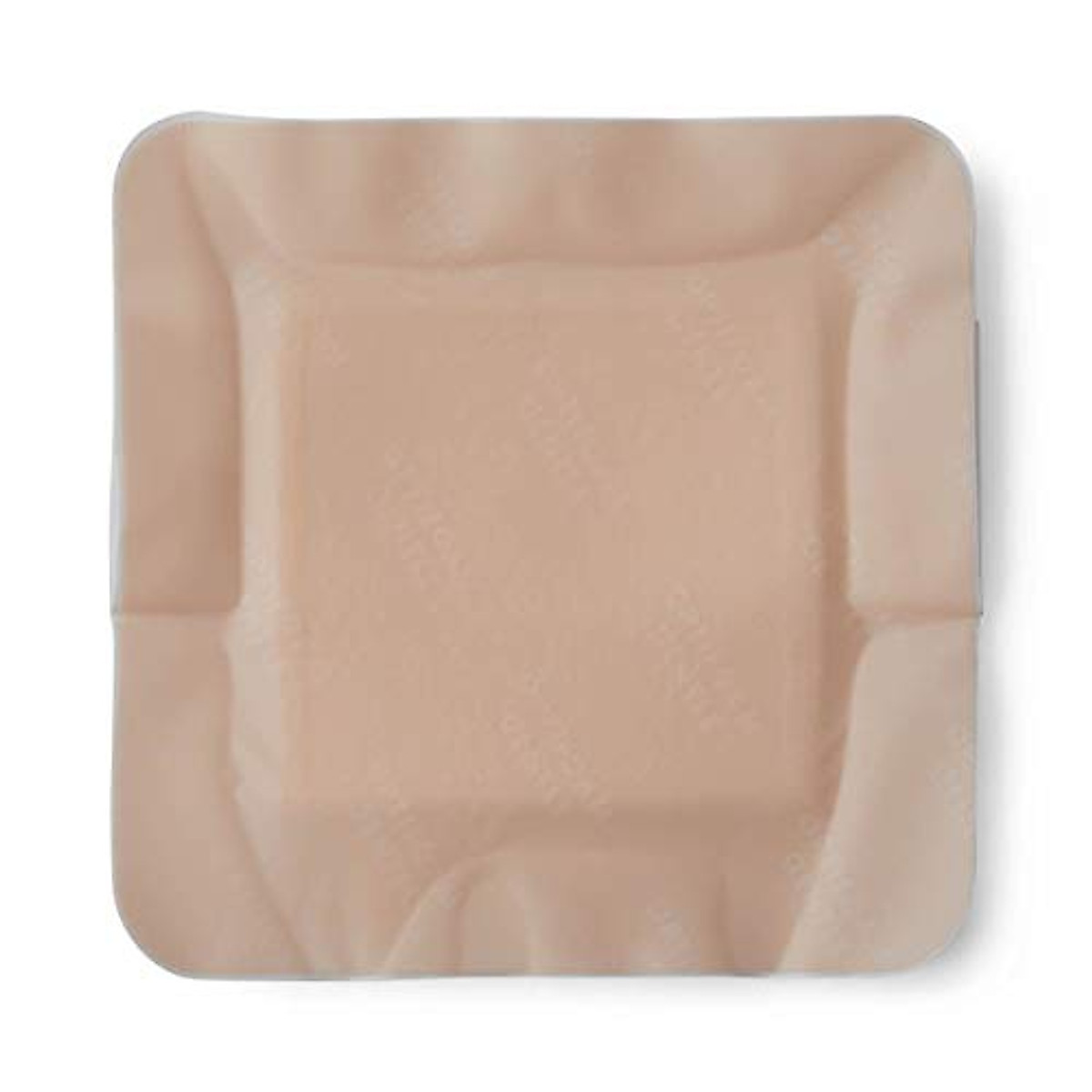 Medline Optifoam Gentle Foam Wound Dressing with Silicone Adhesive Border, 4" x 4", Educational Packaging, Pack of 10